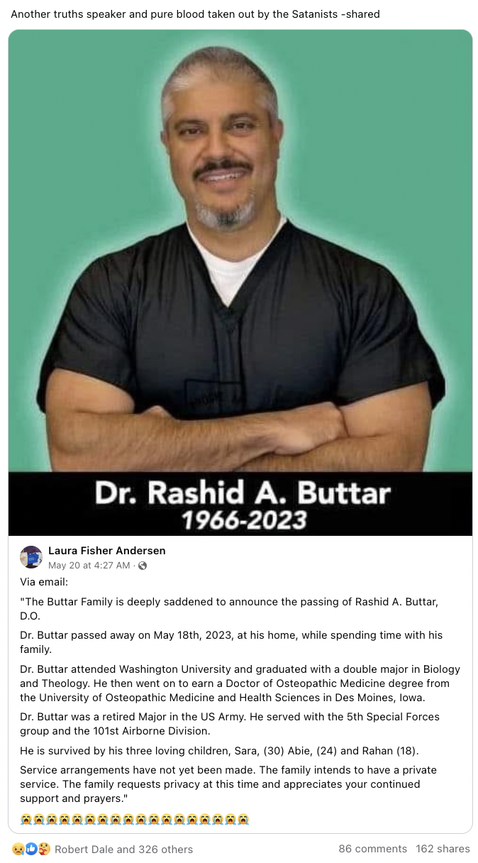 Honoring Dr. Rashid Buttar: Poisoned At a CNN Interview, Dies with Last ...