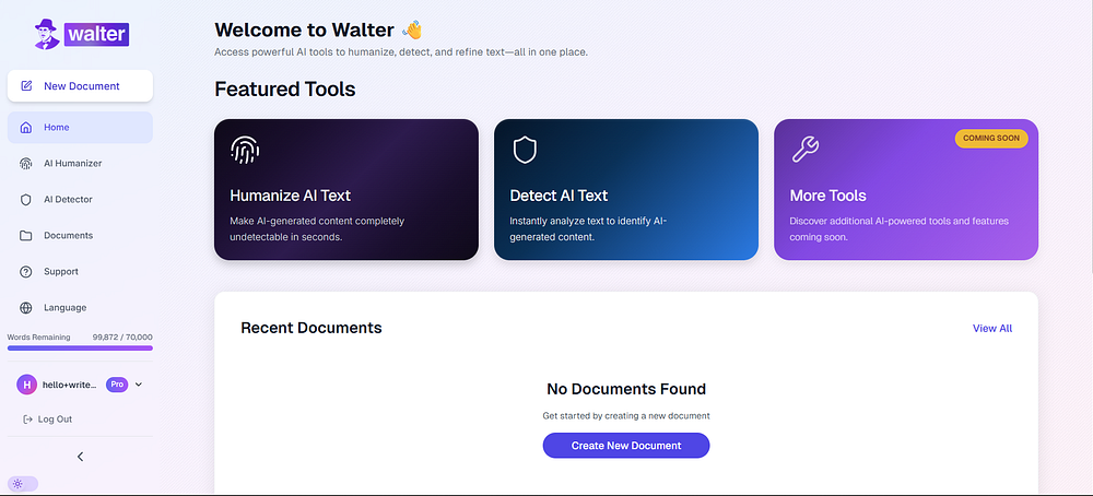 Walter Writes AI Review: The Best AI Humanizer?
