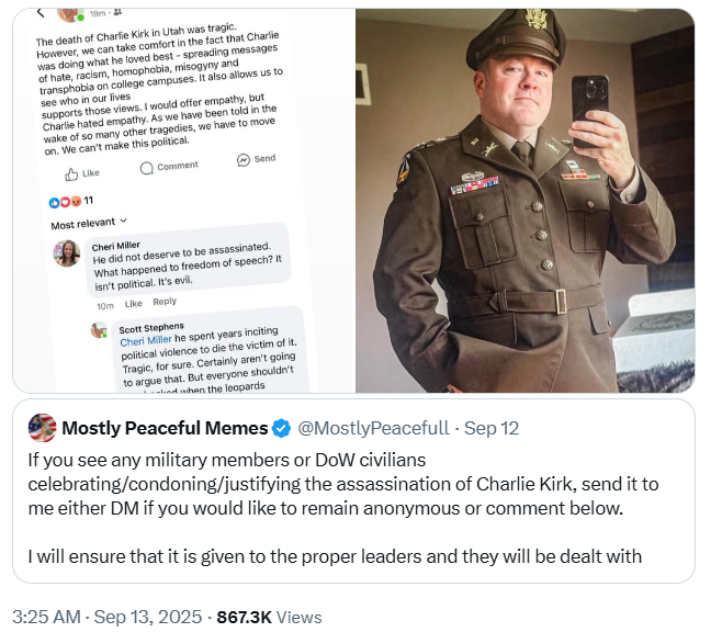 Department of War (DOW) Suspends Army Colonel Scott Stephens for Saying ...