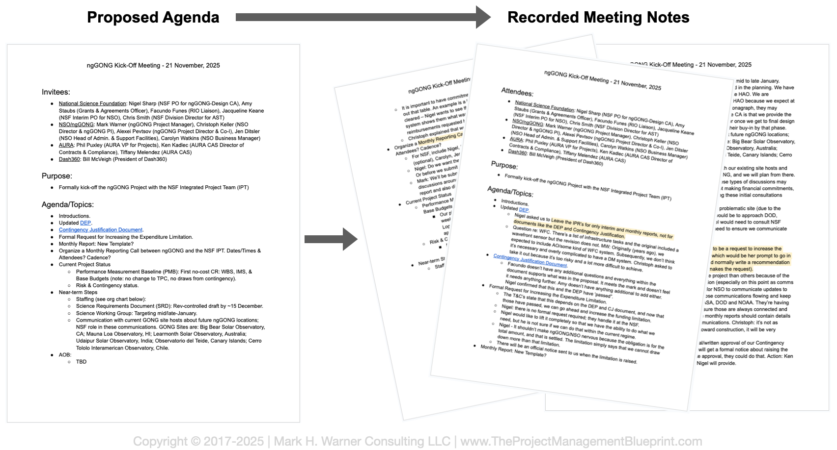 Project Diary: Kicking It Off In Writing - by Mark Warner