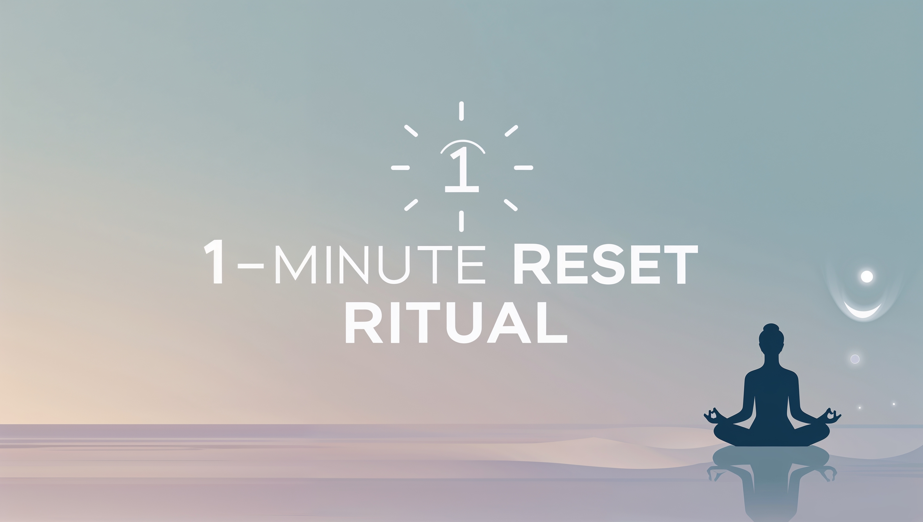 The 1-Minute Reset Ritual: Clear Your Mind and Refresh Your Focus