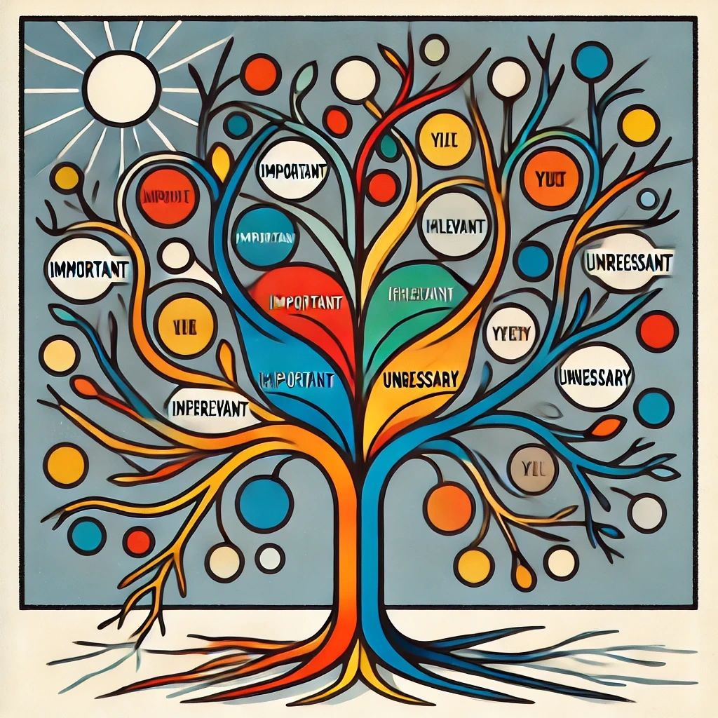 How do you identify what information is important?