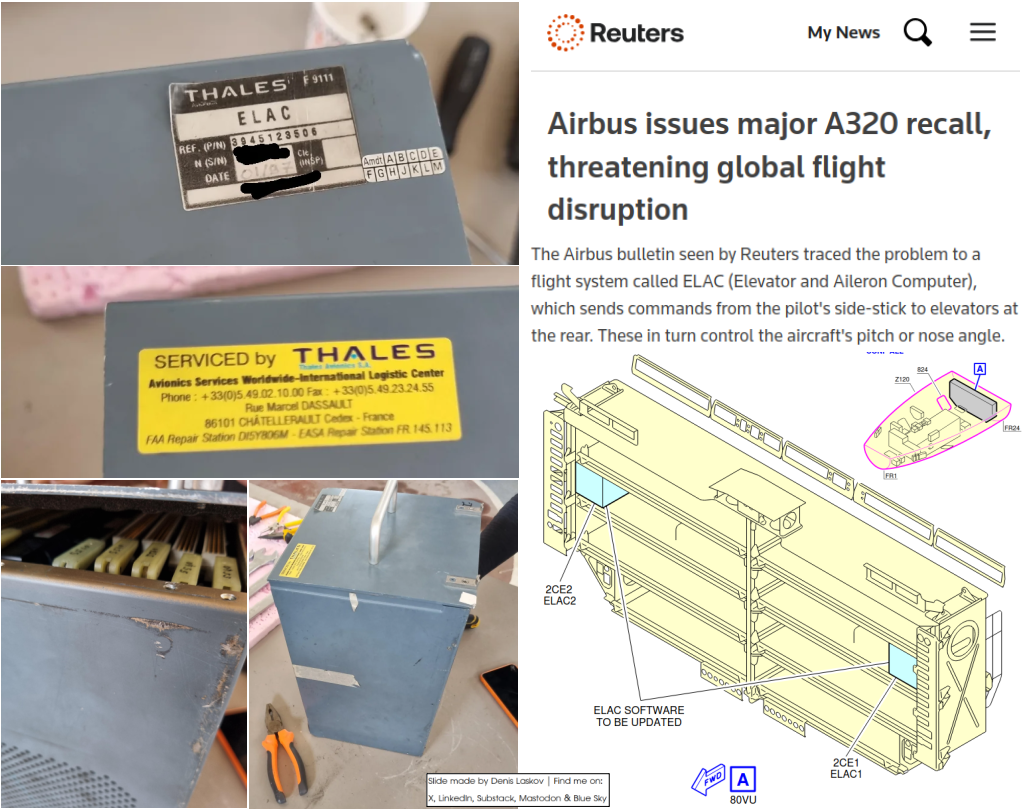 Critical vulnerability in Airbus A320: downgrade or replace a Thales ...