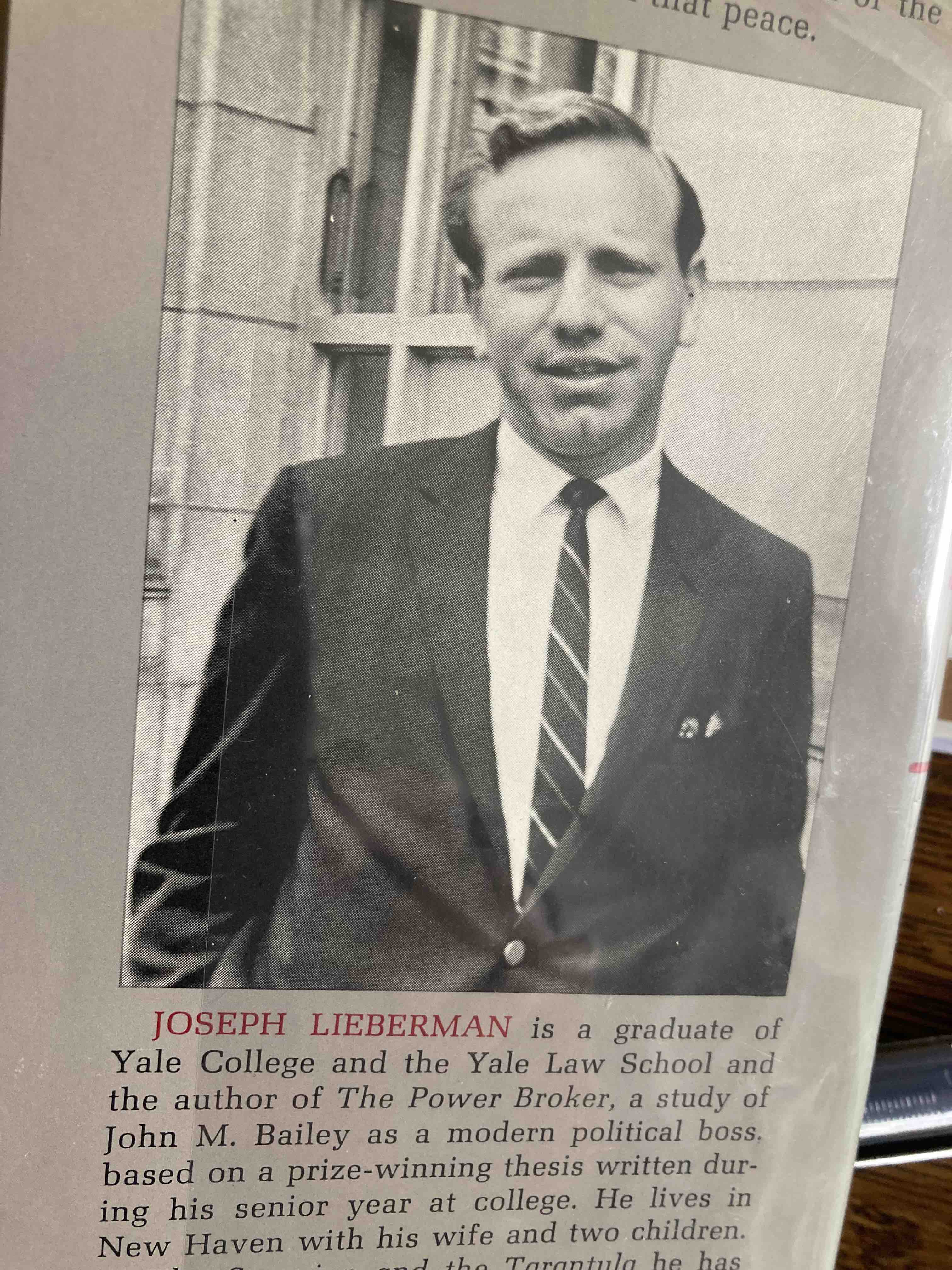 The Arc of Lieberman - by Ira Stoll - The Editors