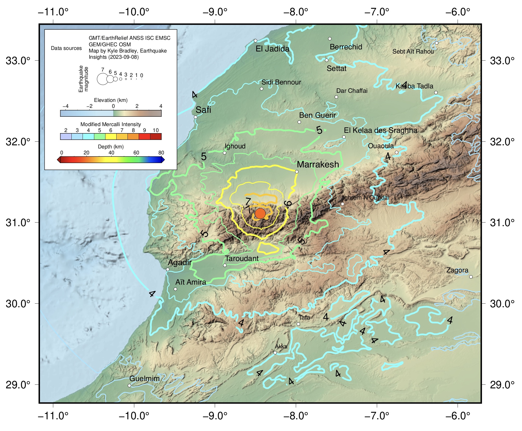 Deadly M6.8 earthquake hits Morocco
