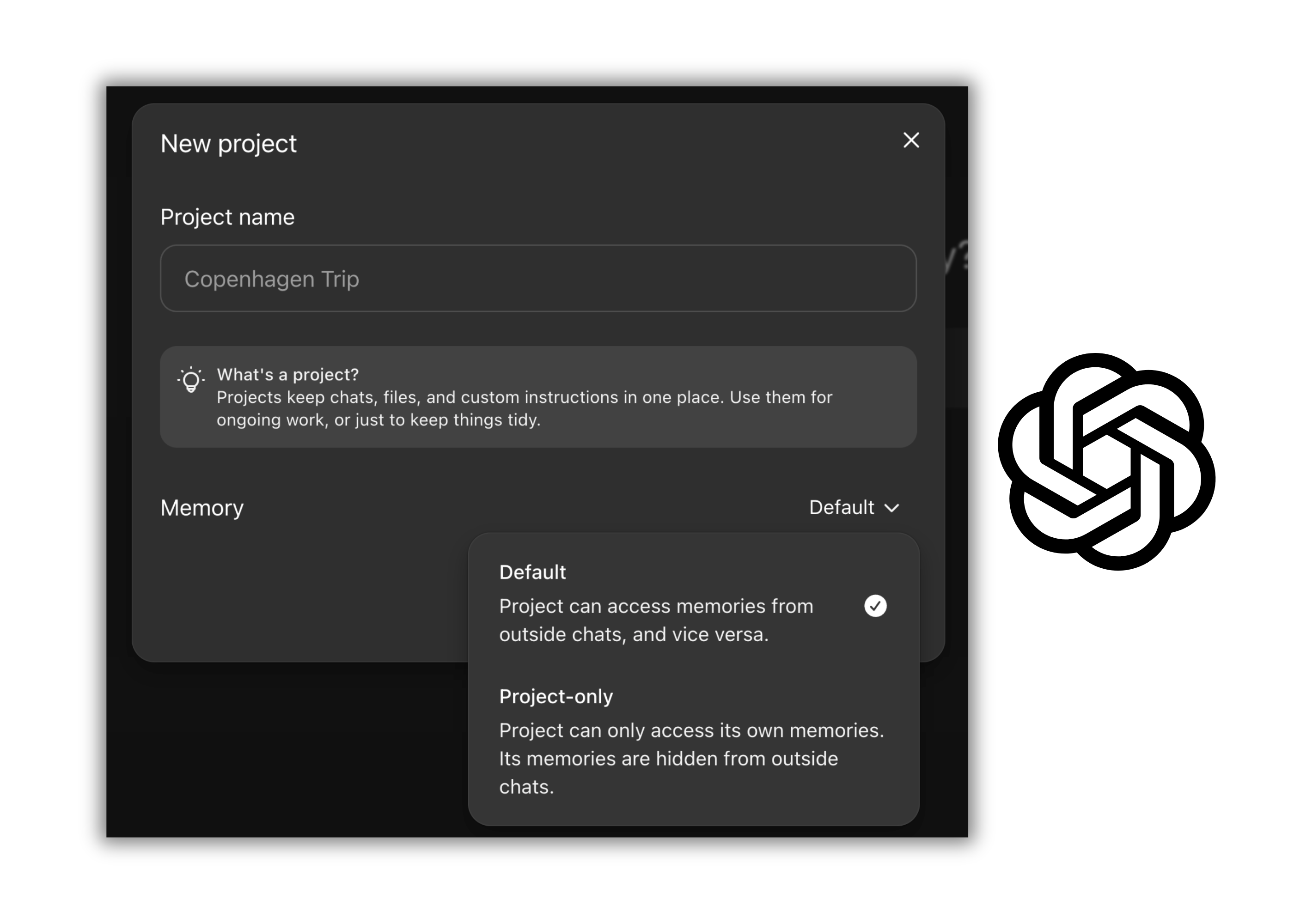 ChatGPT now has project memory - Alex McFarland