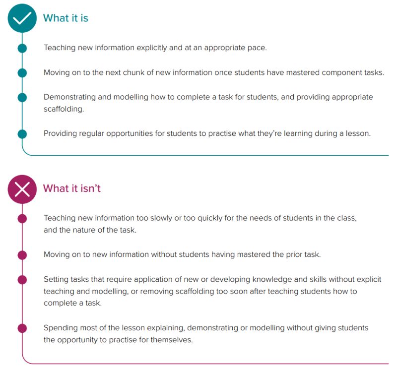 Explicit teaching in Victoria - by Trisha Jha