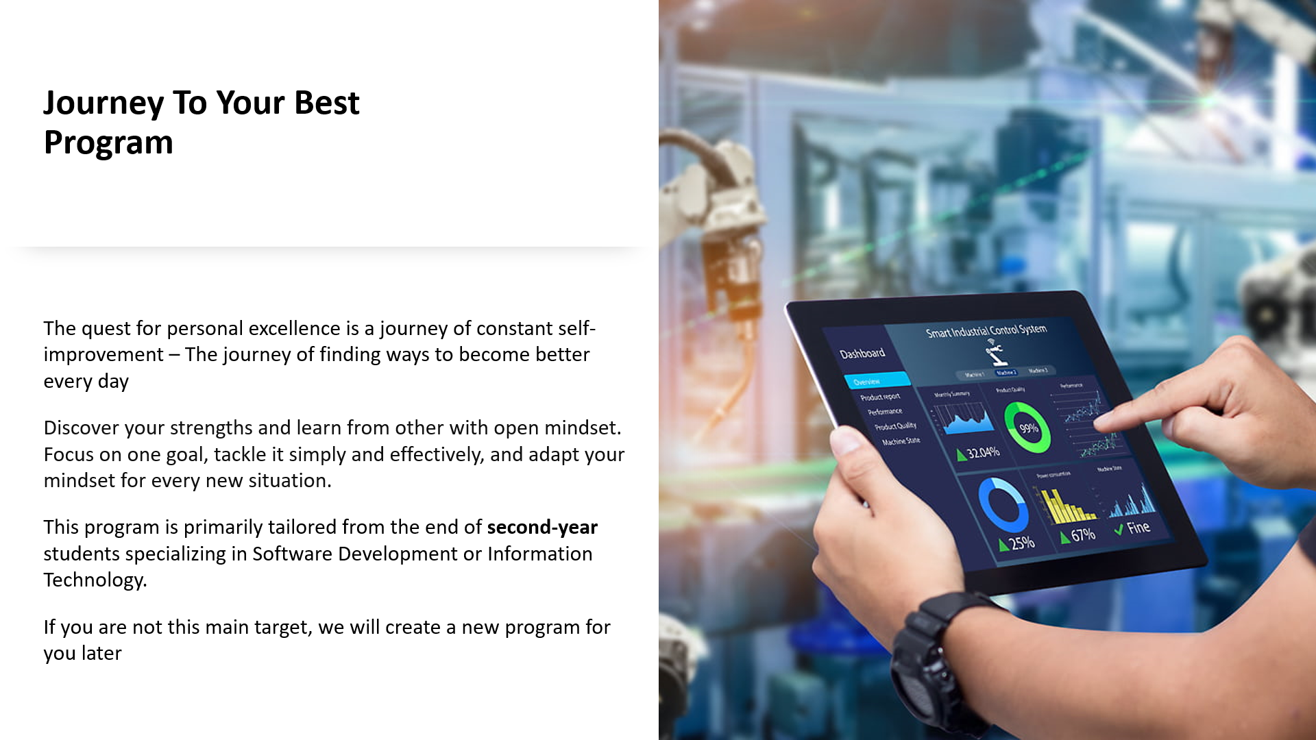 Internship - Journey To Your Best Program