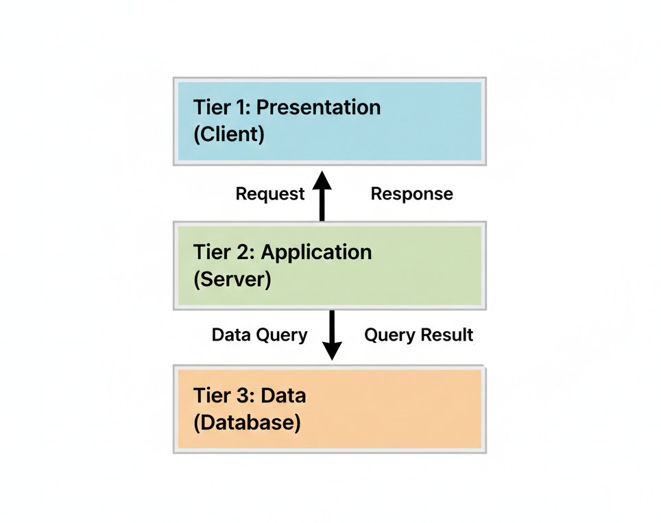 The 3-Tier Architecture: Why We Split Apps into Frontend, Backend, and Data