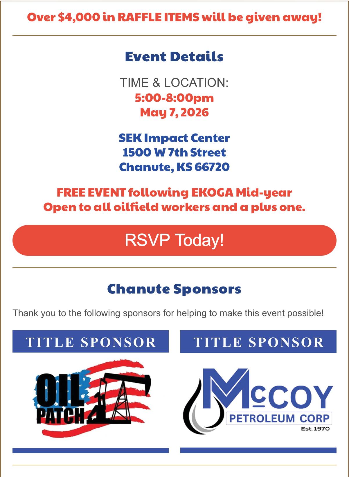 Kansas Strong to Host Oilfield Worker Appreciation Celebration in ...