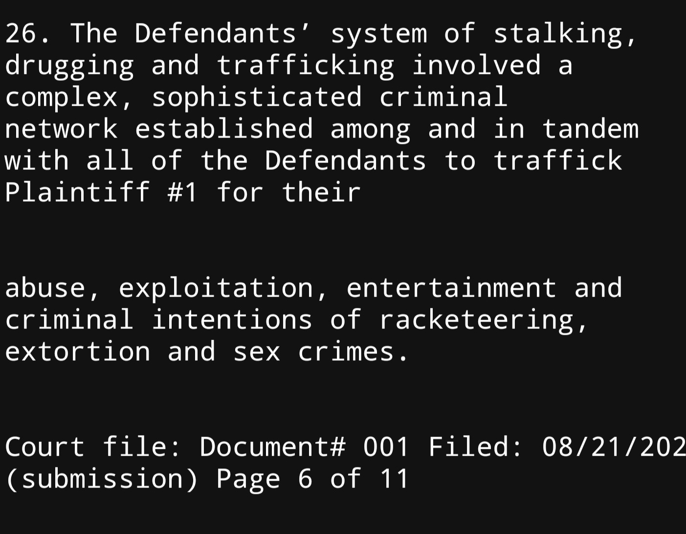 Latham v. Epstein, Weinstein, and Jay-Z: Allegations of Trafficking ...