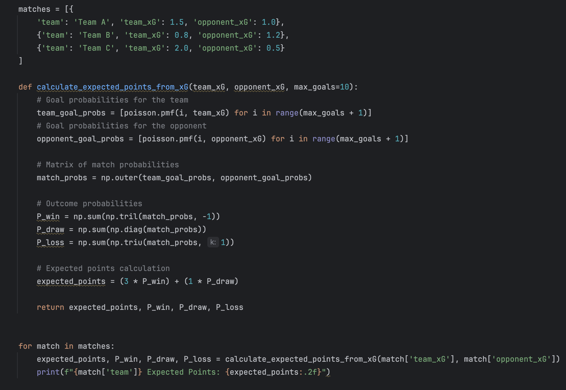 How to Calculate Expected Points (xPts) - McKay Johns