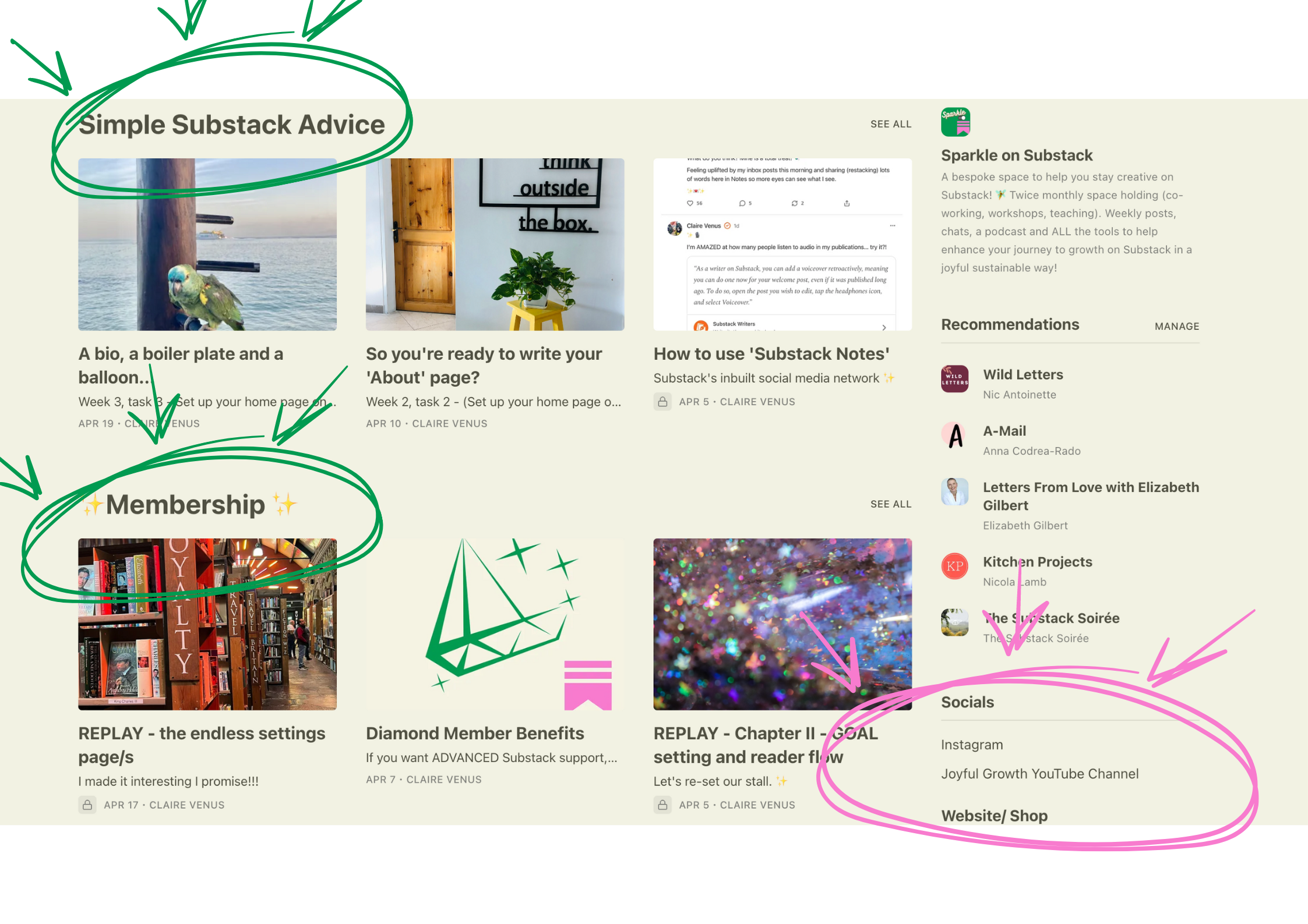 🧹 Tidying Up our Homepage Navigation - pages, sections + tags.