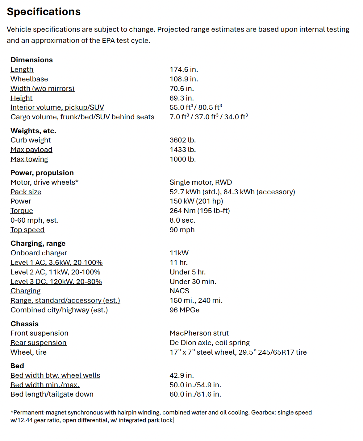 More Slate EV Truck info - by Mike Sokol - RVelectricity