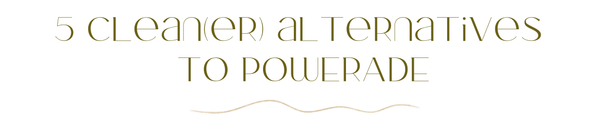 💦 How to Make Your Own Clean-Ingredient 'Powerade' At Home