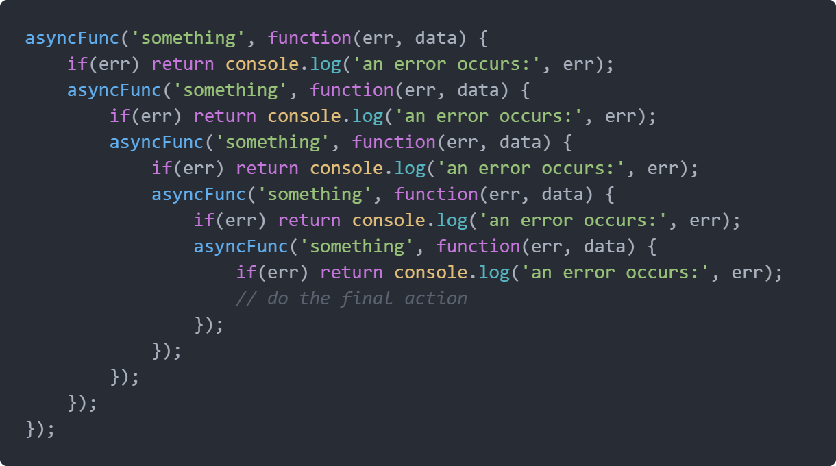 Callback Hell: When Your Code Becomes a Pyramid of Doom