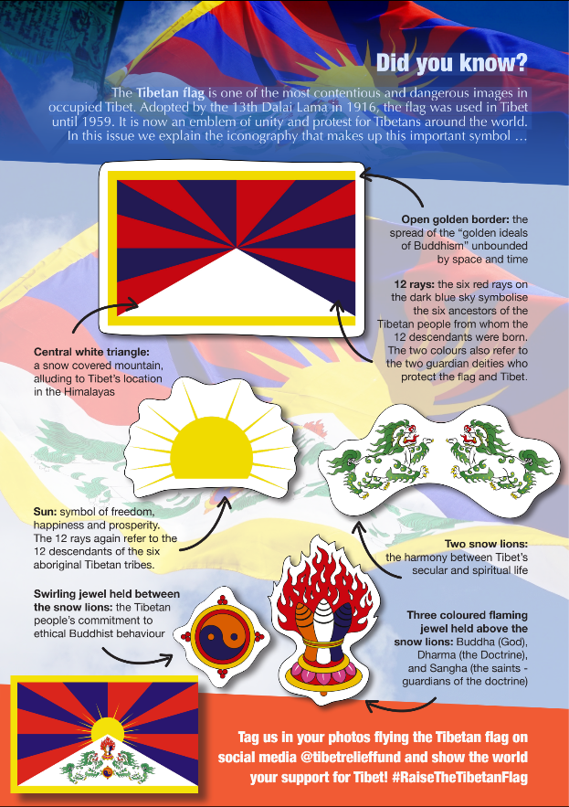 雪山狮子旗大解析：元素拆解与历史溯源 - 华语青年挺藏会