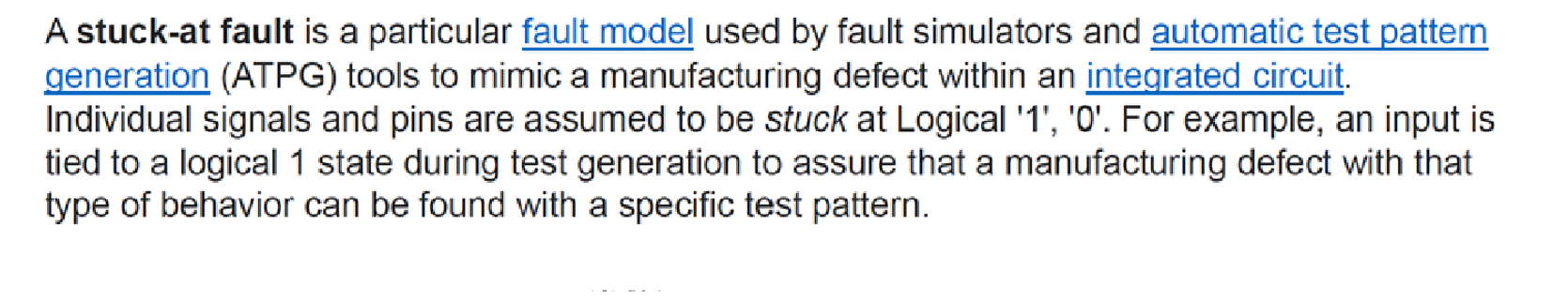Automatic Test Pattern Generation Atpg