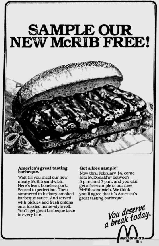 The History of the McRib - The Retroist