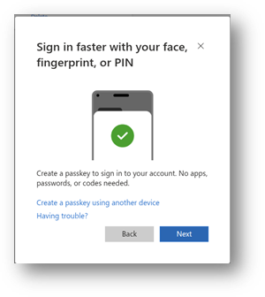 Enabling and Using Synced Passkeys in Entra Id