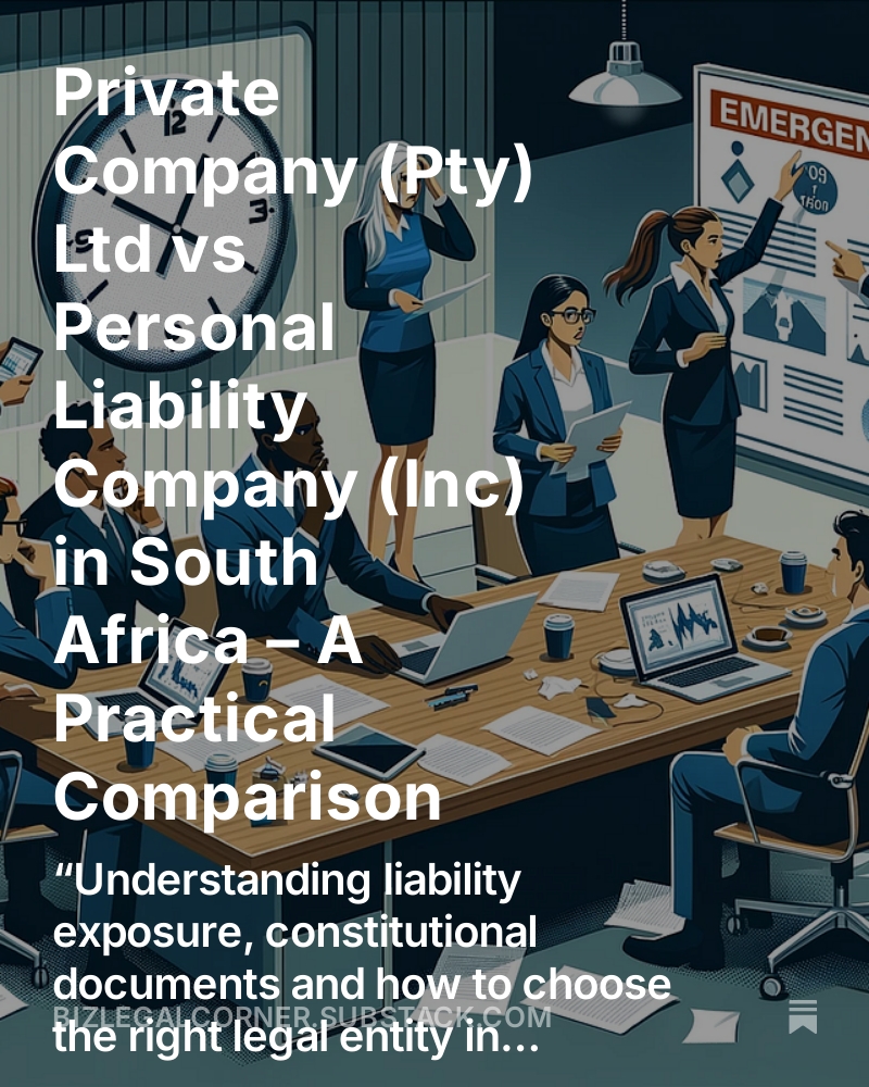 Private Company (Pty) Ltd vs Personal Liability Company (Inc) in South ...