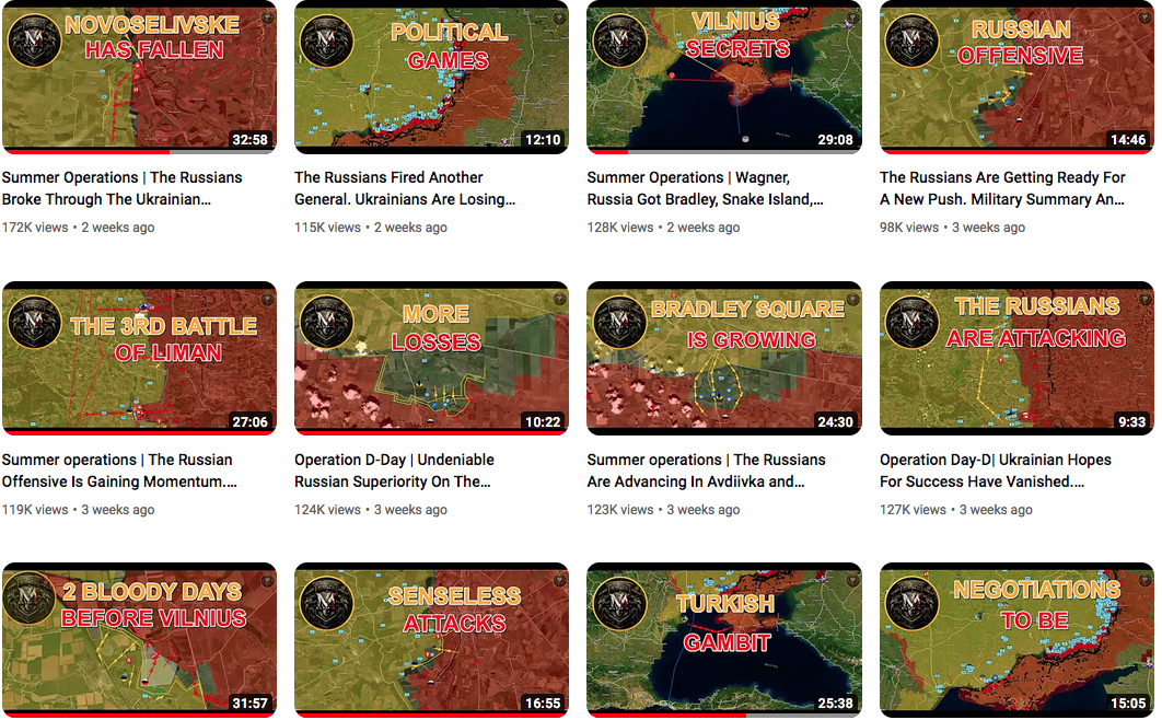 Interview: Dima of Military Summary channel, put your likes