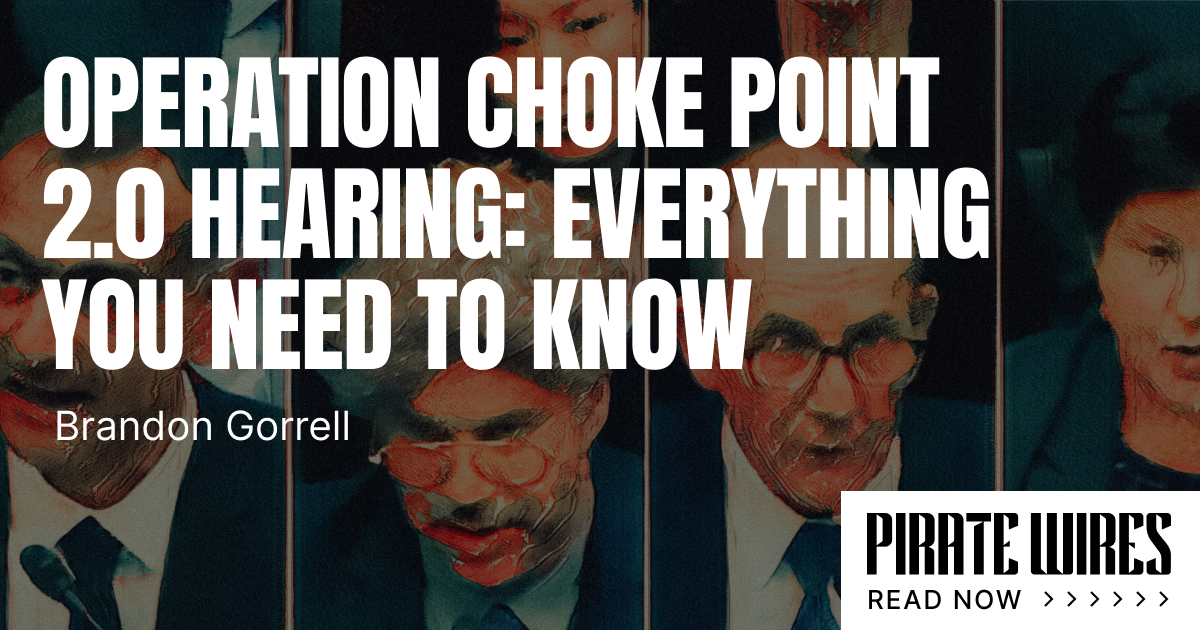 The Operation Choke Point 2.0 Hearing: Everything You Need To Know