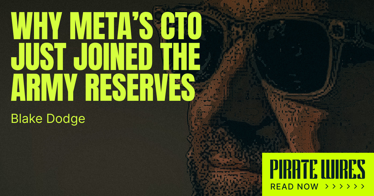 Why Meta CTO Andrew "Boz" Bosworth Just Joined the Army Reserves